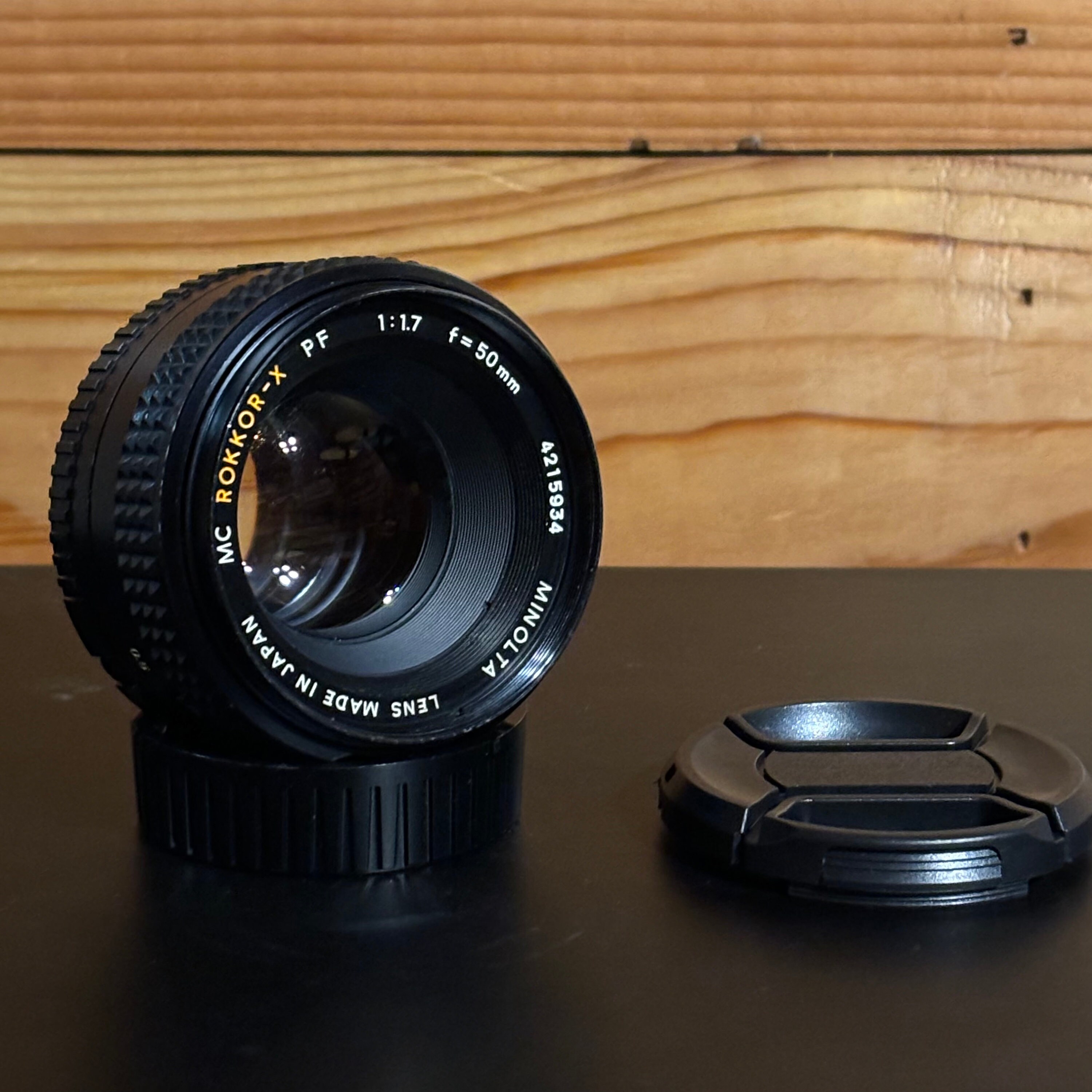 Minolta 50mm F1.7 Prime Lens / Vintage Minolta Lens With Caps ...