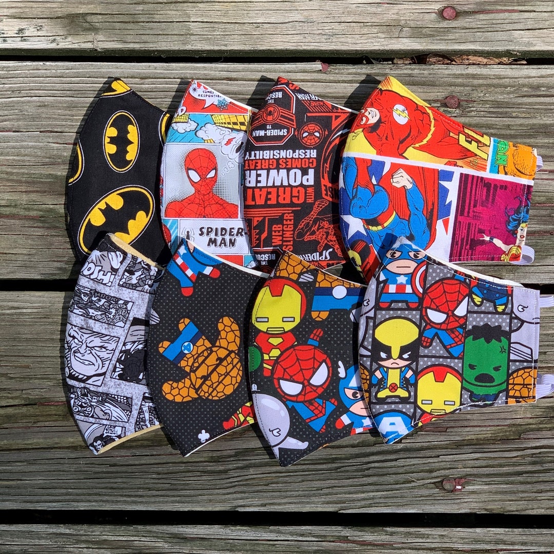 Fun Face Mask Washable Face Mask With Pocket for Filter Reusable Cotton ...