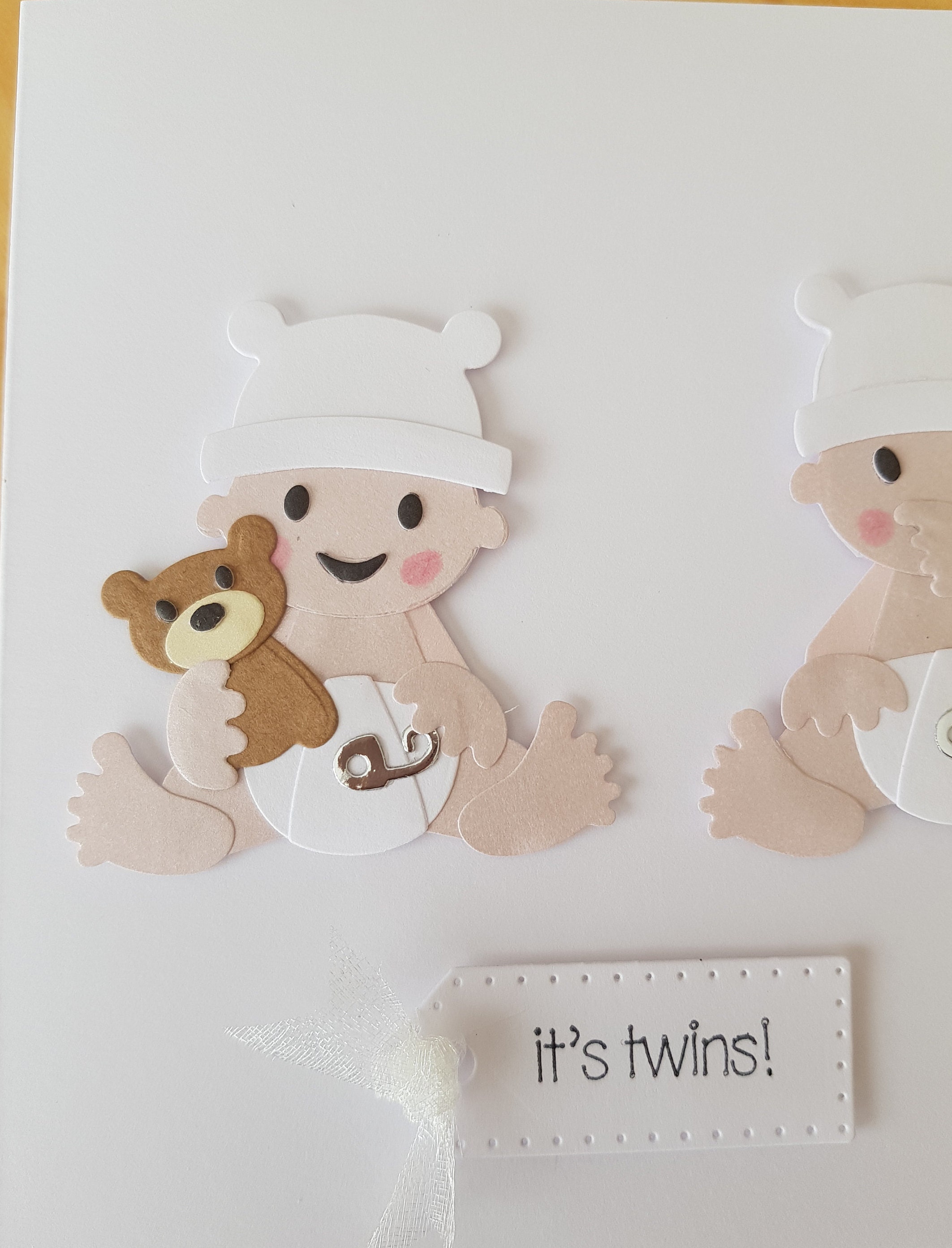 It's Twins Twins Handmade Greeting Card. Birth - Etsy UK