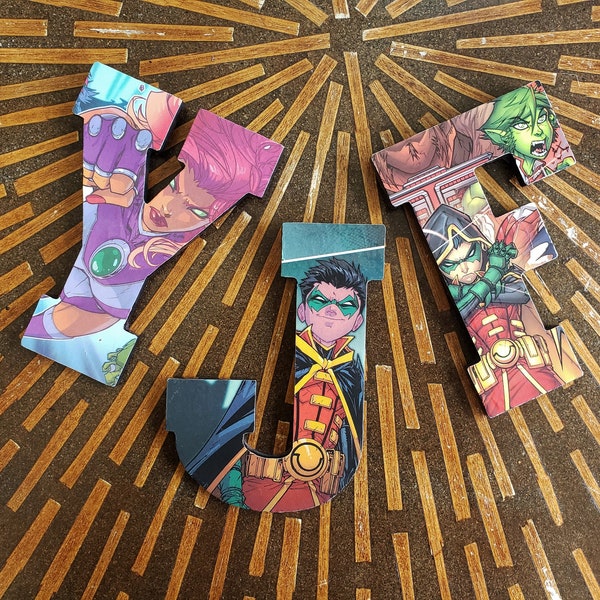 Teen Titans Letter - Etsy