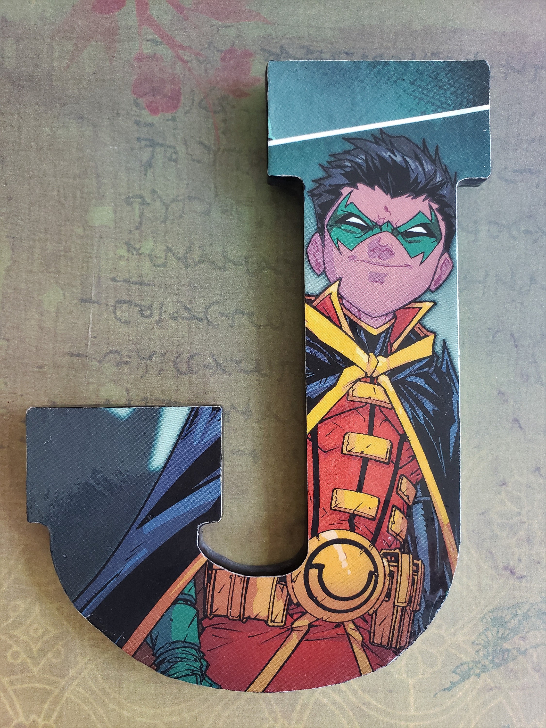 DC Teen Titans Wooden Comic Book Letter (5.5 In.) - F, J, & Y ONLY ...