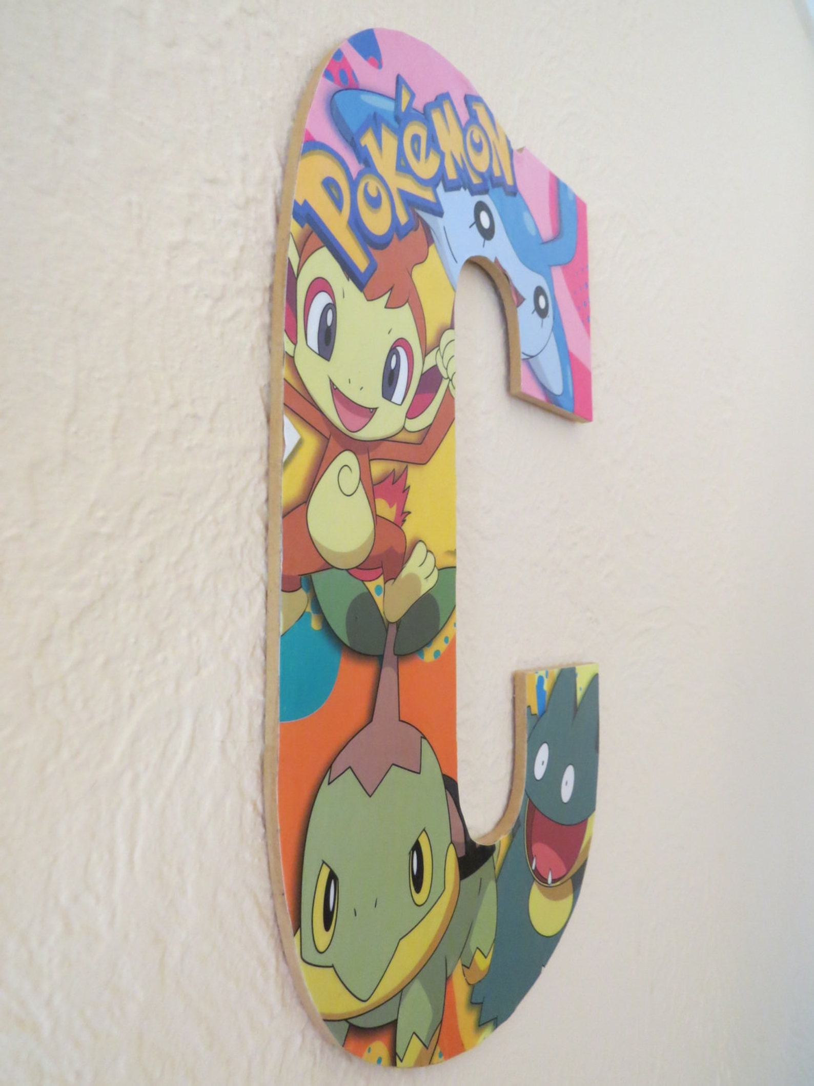 Pokemon Letter (13 In.) - C ONLY - Ready to Ship! - Etsy