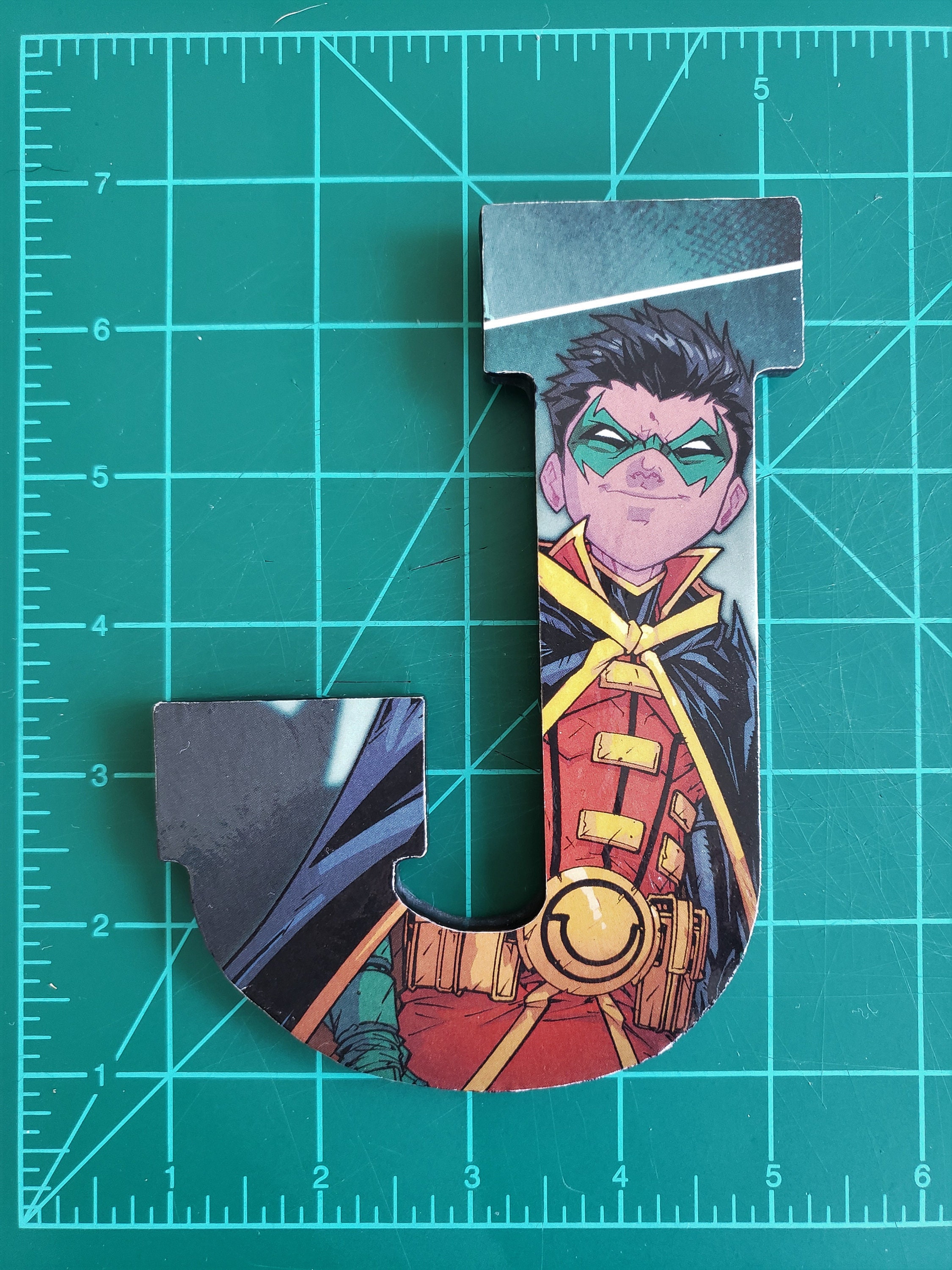 DC Teen Titans Wooden Comic Book Letter (5.5 In.) - F, J, & Y ONLY ...