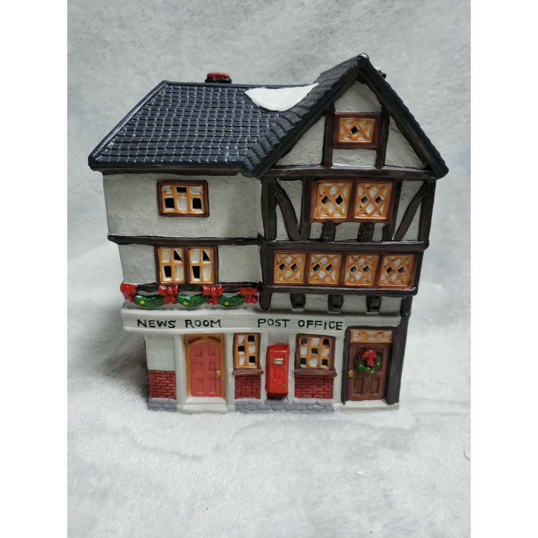 Copperfield Keepsake Christmas House News Room Post Office Buildinding ...