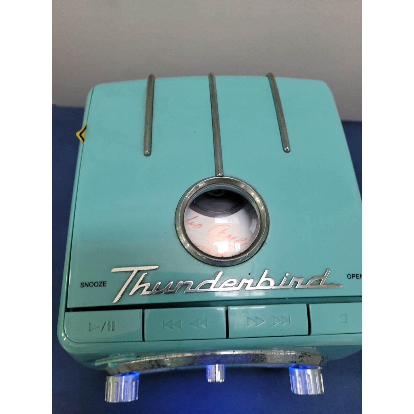 Thunderbird Neon Clock-radio-cd Player Combo Rare Collectible - Etsy