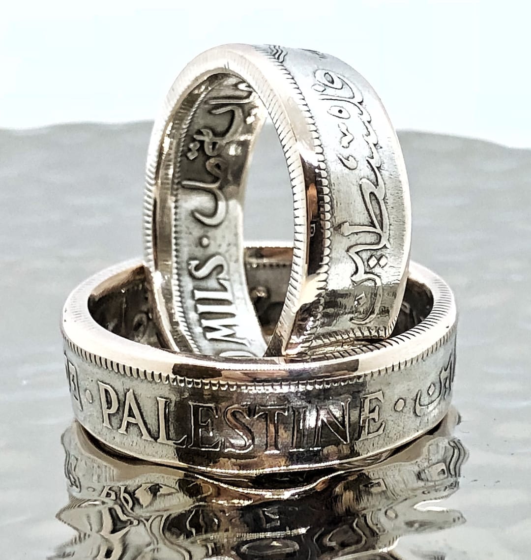 Limited Edition Palestine Palestinian Ring Casted From Authentic Silver ...