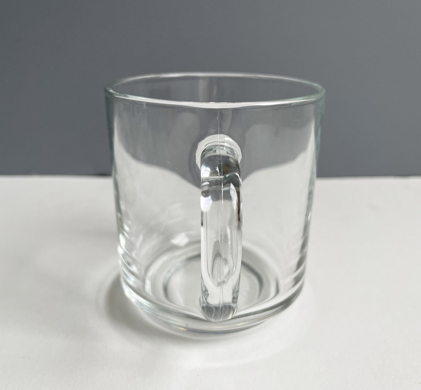 Clear Glass Mug Set of 6 Made by Arcoroc France Classic Coffee or Tea ...