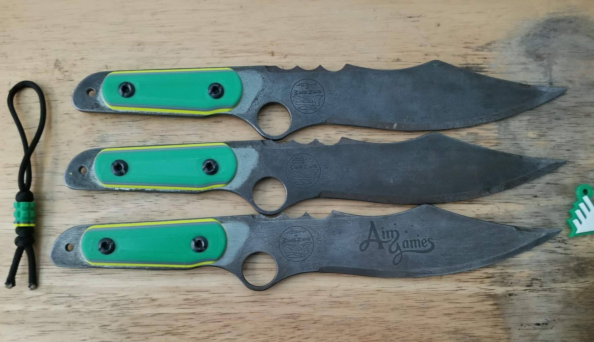 Pirate Bowie Scales 2-HOLE VERSION, Set for 3, up to 3 Colors - Etsy