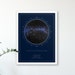 Custom Star Map, Personalized Star Map, Star Map Print, Celestial Map ...