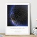 Custom Star Map, Personalized Star Map, Star Map Print, Celestial Map ...