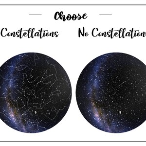 Custom Star Maps Celestial Map Night Sky Poster Constellation Map ...