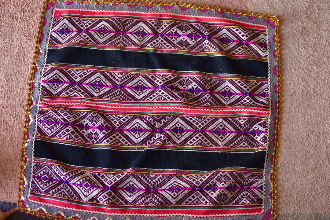 Handmade Peruvian Vintage Despacho Altar Cloth Tapestry Carpet Hand ...