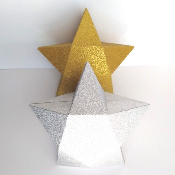 Gold Star Box - Etsy