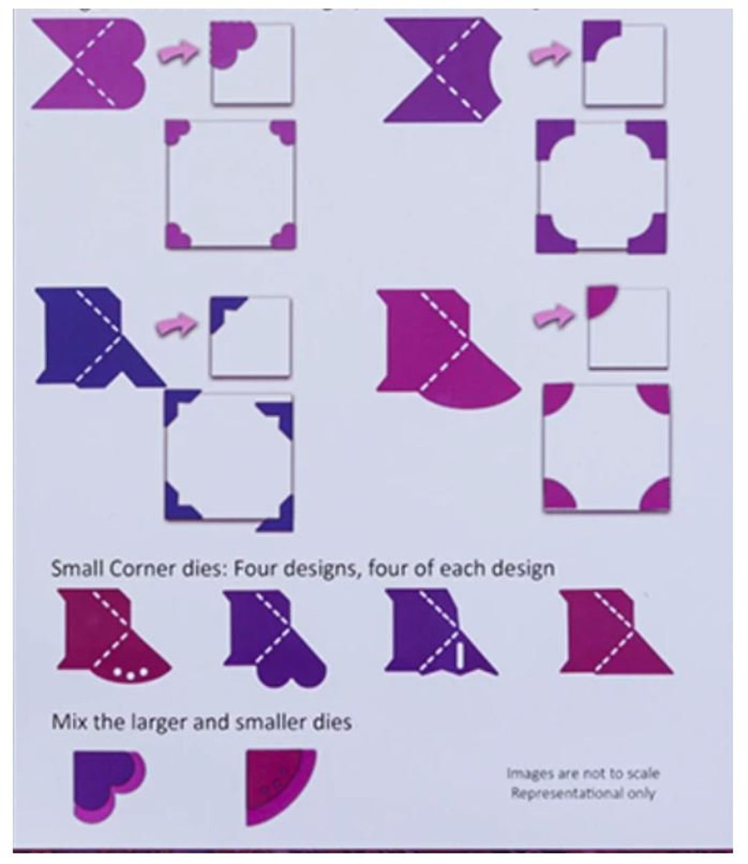 Metal Cutting Die: Corners Cutting Dies DIY Scrapbooking Album Photos ...