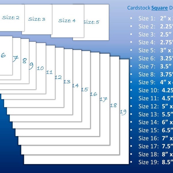 6x6 Cardstock - Etsy
