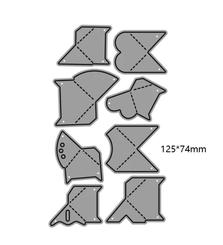 Metal Cutting Die: Corners Cutting Dies DIY Scrapbooking Album Photos ...