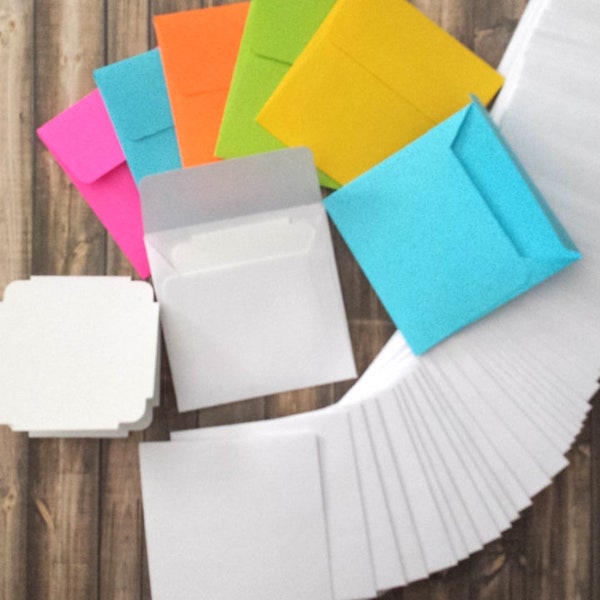 Mini Square Envelope - Etsy