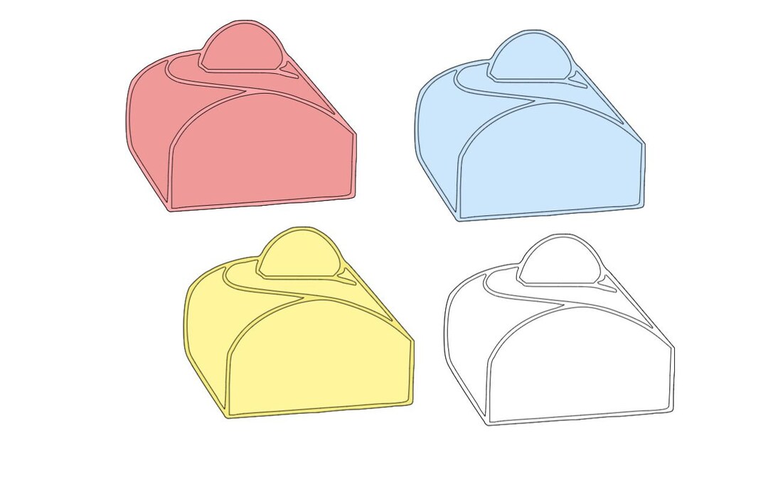 Self-closing Boxes {medium}: Paper Treat Favor Candy Boxes - Birthday ...