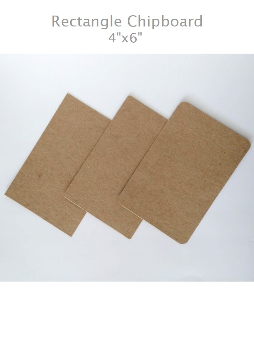 Rectangle Chipboard Cards Die Cuts: 2.5x4.5 | 3.5x5 | 4x6 | 5x7 | 5x8 ...