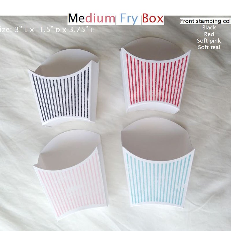 French Fry Boxes - Etsy