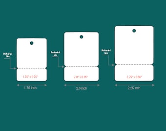 Perforated Hang Tags - Etsy