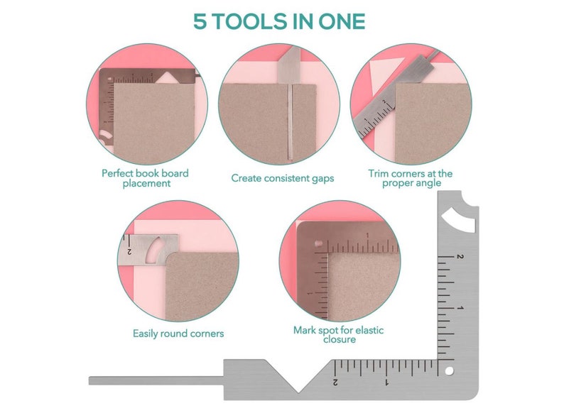 Binding Guide Tool for Album and Books: 5 in 1 All You Need for a ...