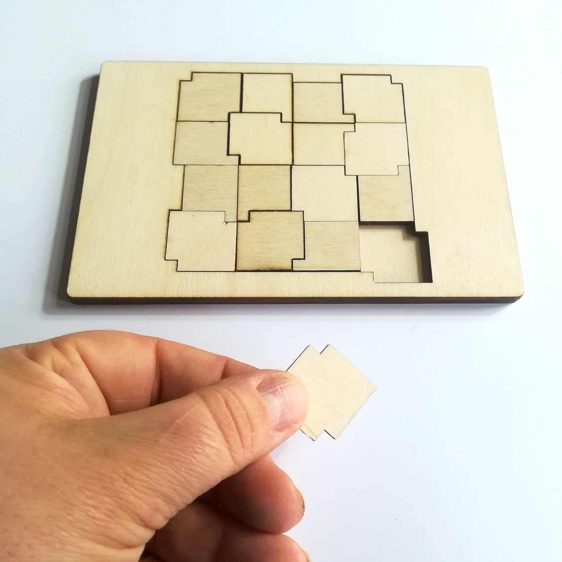 Brain Teaser - Puzzle “SQUARES” - Etsy