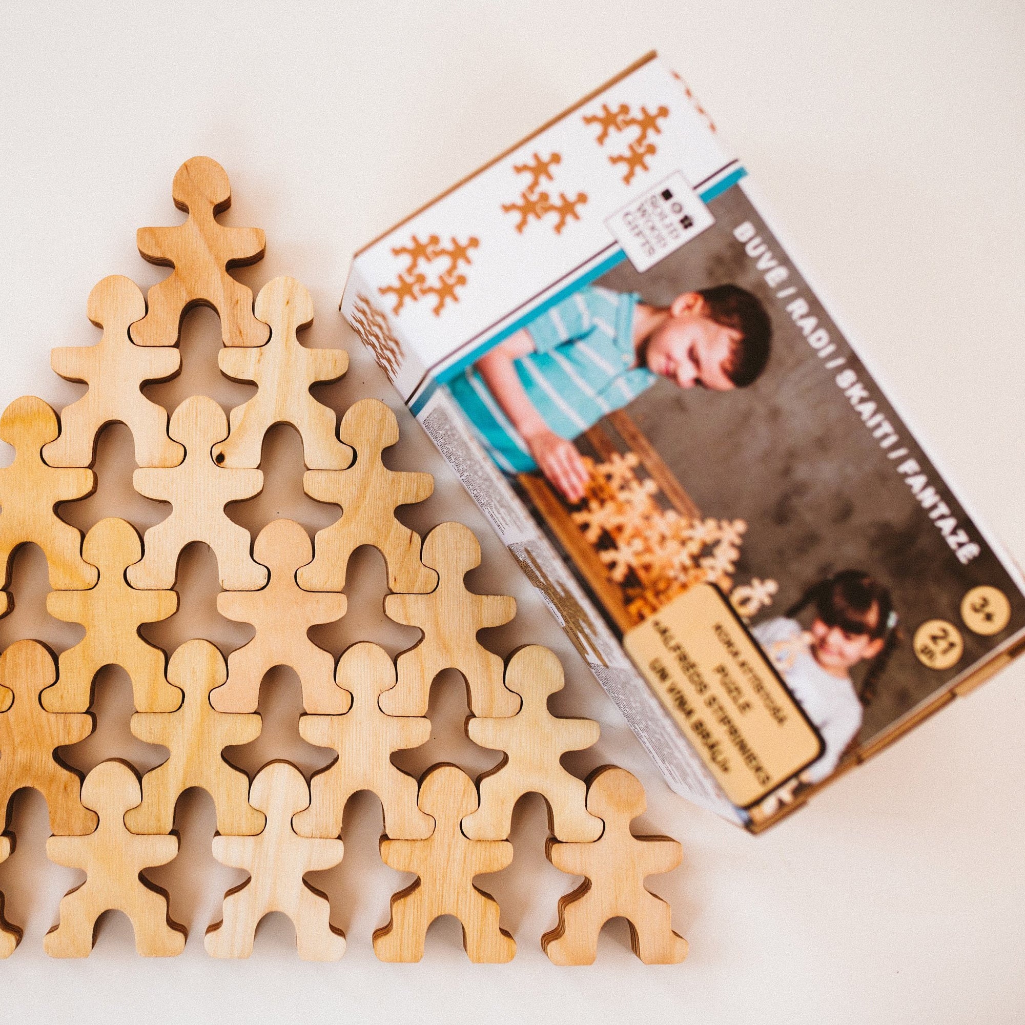 Montessori Toy:stacking Puzzle Set. - Etsy