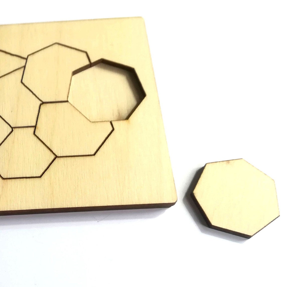 Puzzle Brain Teaser HEPTAGON - Etsy