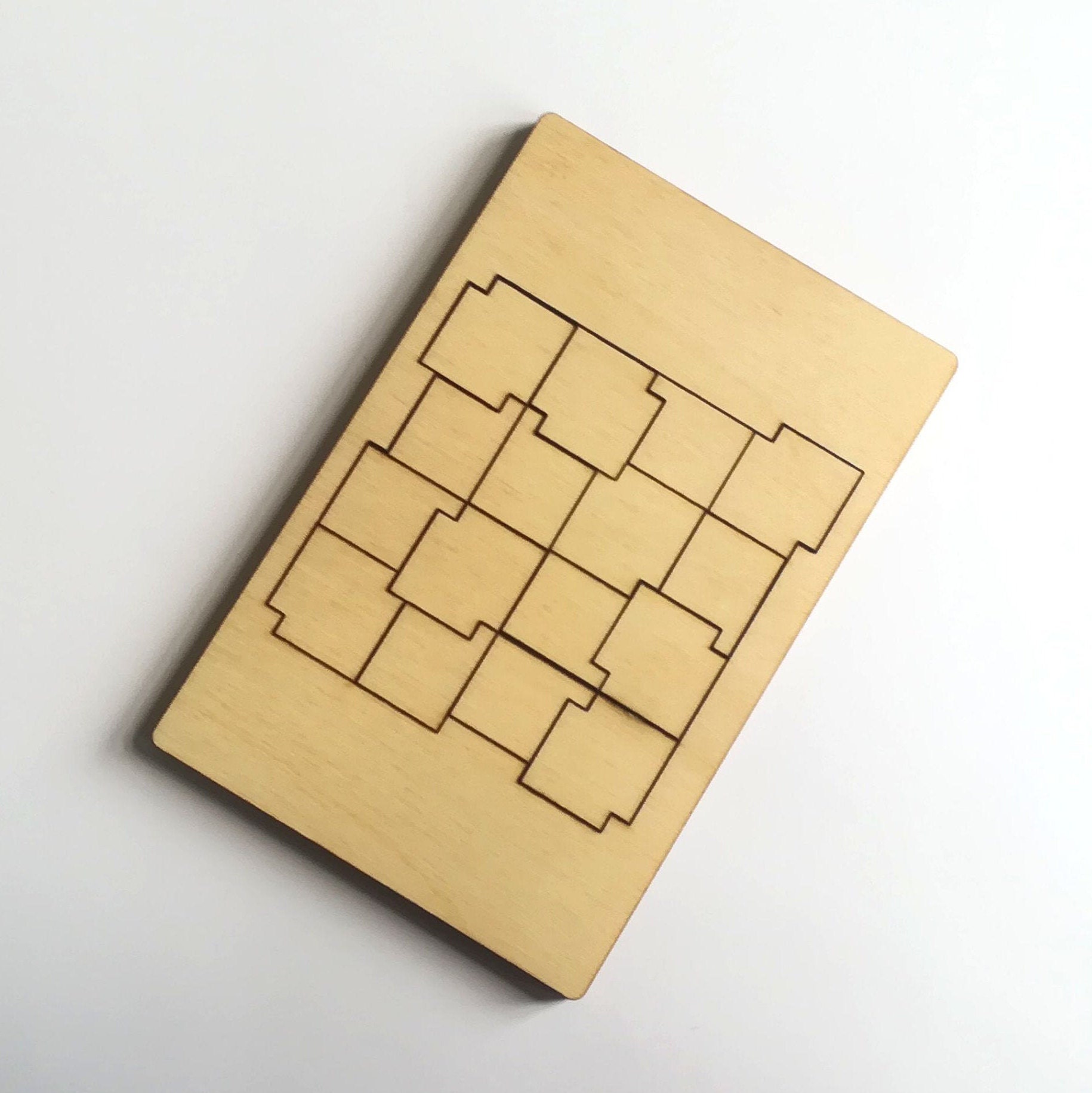 Brain Teaser - Puzzle “SQUARES” - Etsy