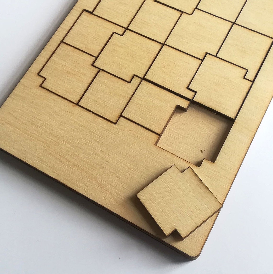 Brain Teaser - Puzzle “SQUARES” - Etsy