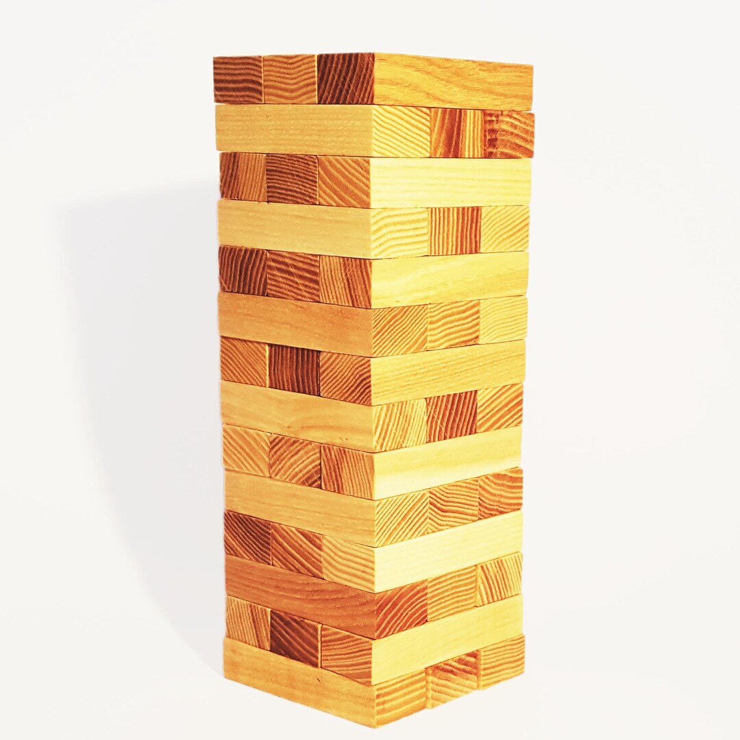 Jenga Balance Game: 48 Pcs Set. - Etsy