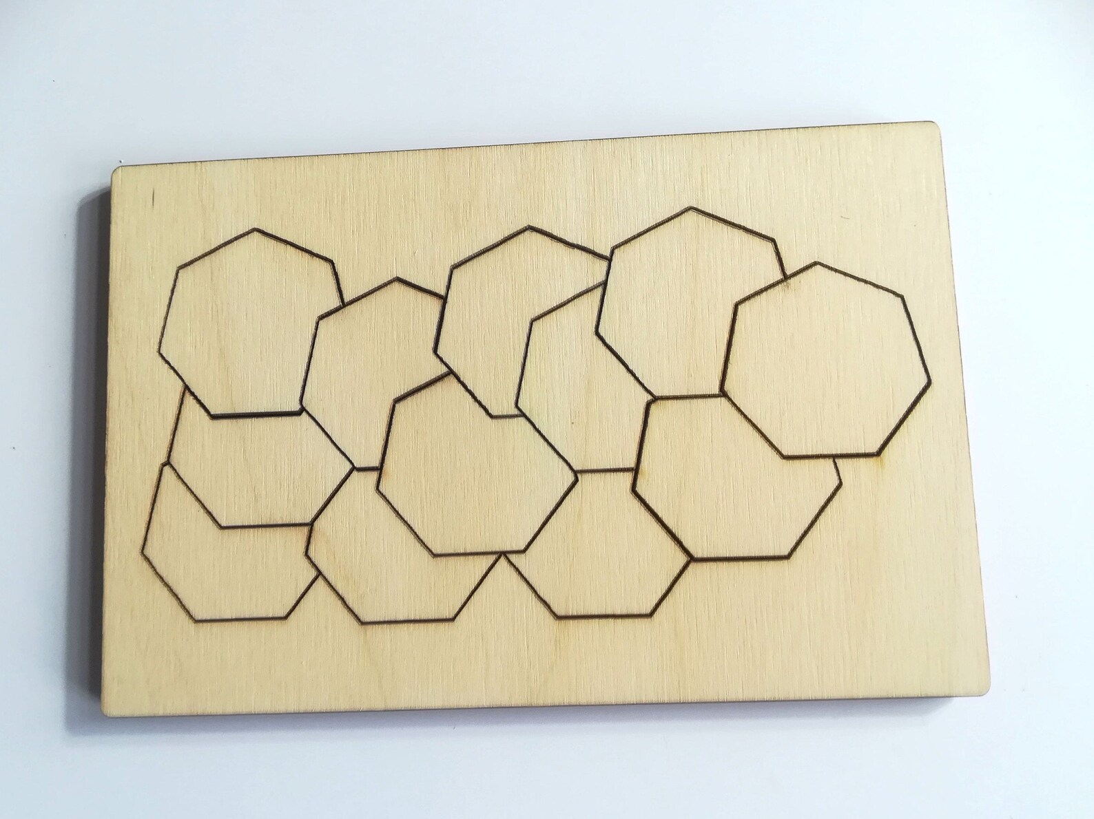 Puzzle Brain Teaser HEPTAGON - Etsy