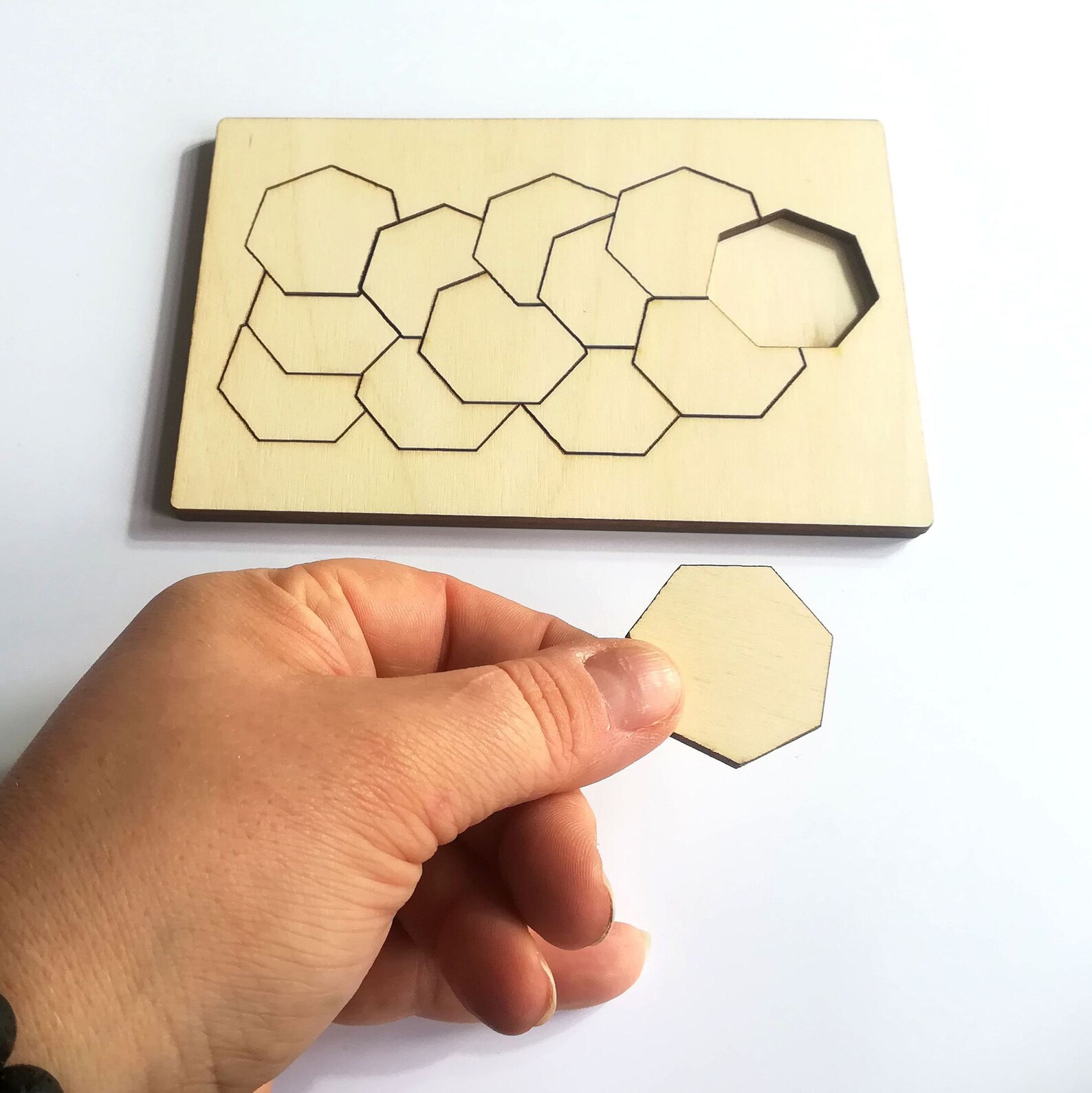 Puzzle Brain Teaser HEPTAGON - Etsy