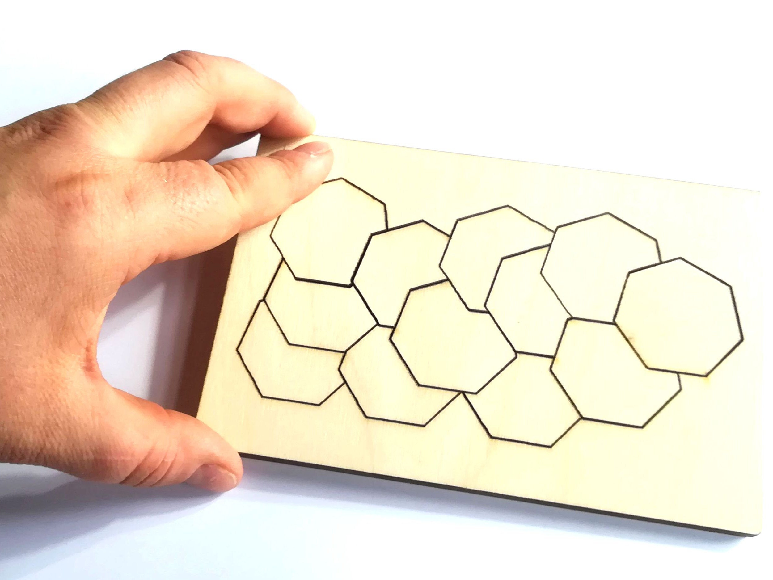 Puzzle Brain Teaser HEPTAGON - Etsy