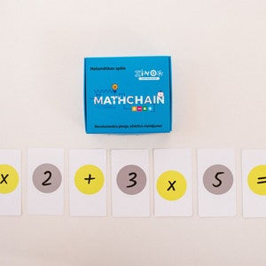 Mathematical Learning Table Game “MATHCHAIN” - Etsy