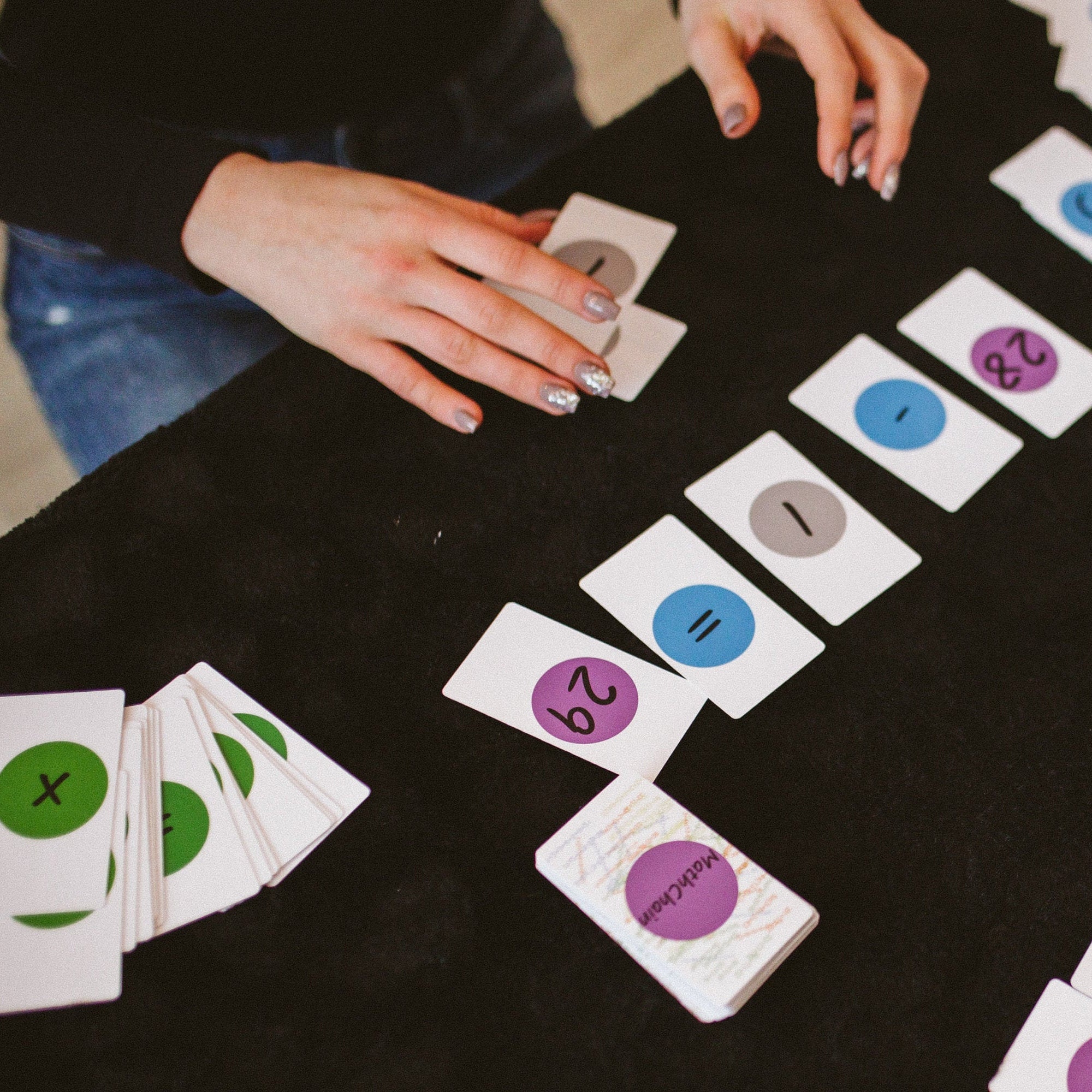 Mathematical Learning Table Game MATHCHAIN - Etsy