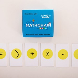 Mathematical Learning Table Game “MATHCHAIN” - Etsy