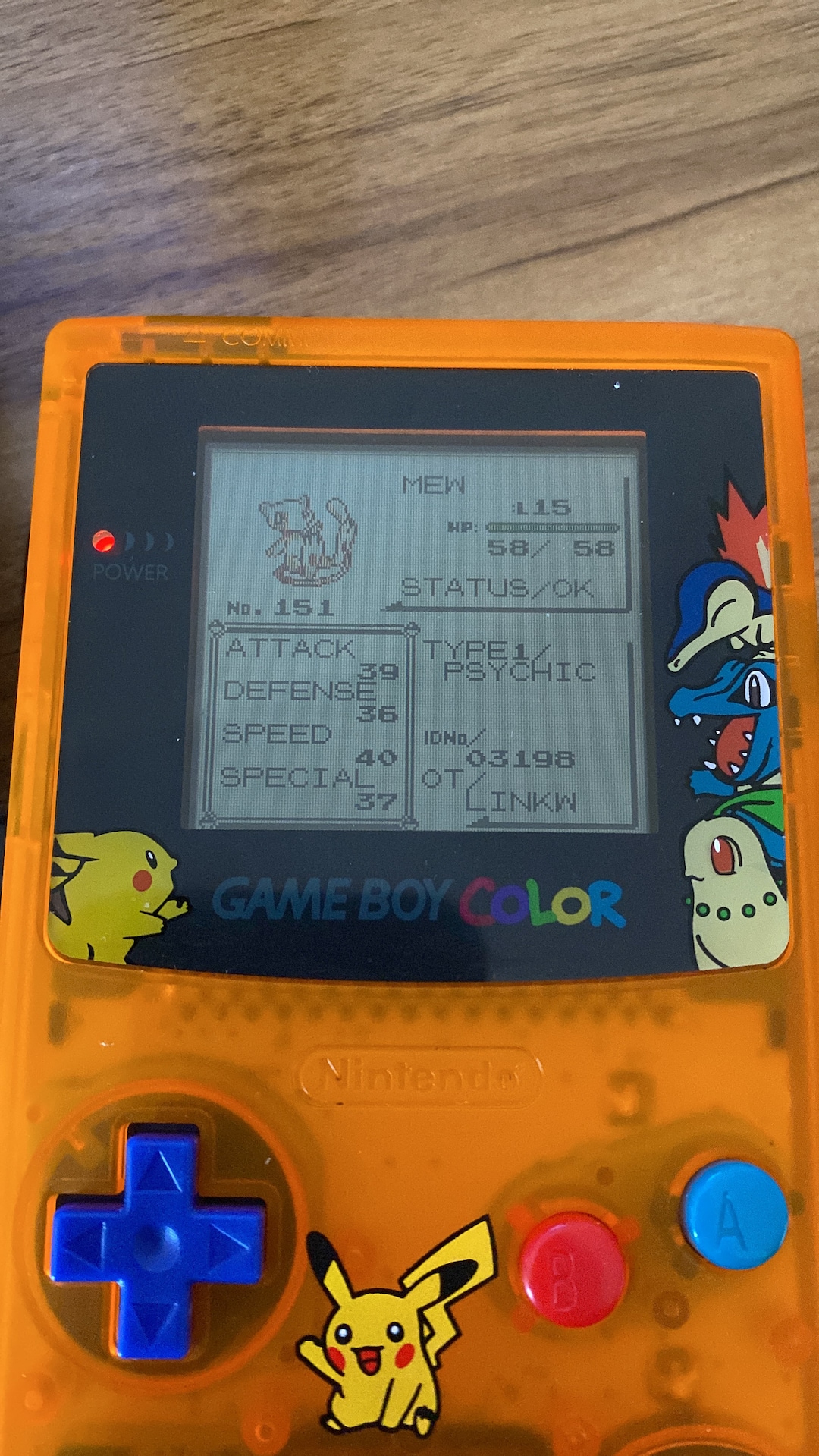 GEN1 EVENT POKEMON Get Event Mews on Your Gameboy Color - Etsy