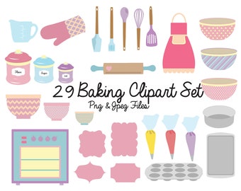 Baker clipart | Etsy