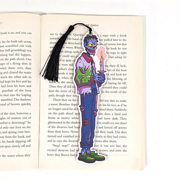 Zombie Bookmark - Etsy