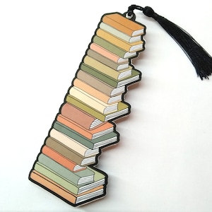 Book Stack Bookmark Tracker, Bookstack, Unique, Double Sided, 42 Books ...