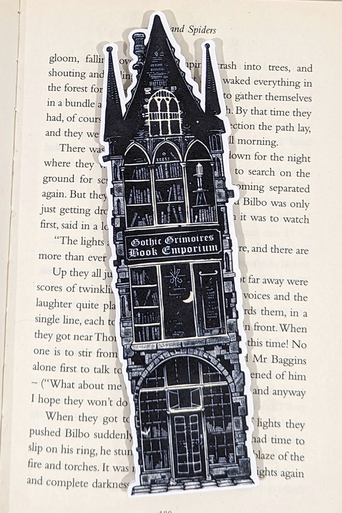 Gothic Grimoires, Handcrafted Gothic Bookshop Bookmark for Bibliophiles ...