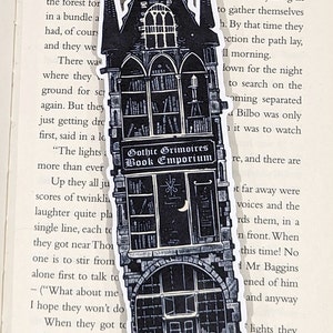 Gothic Grimoires, Handcrafted Gothic Bookshop Bookmark for Bibliophiles ...