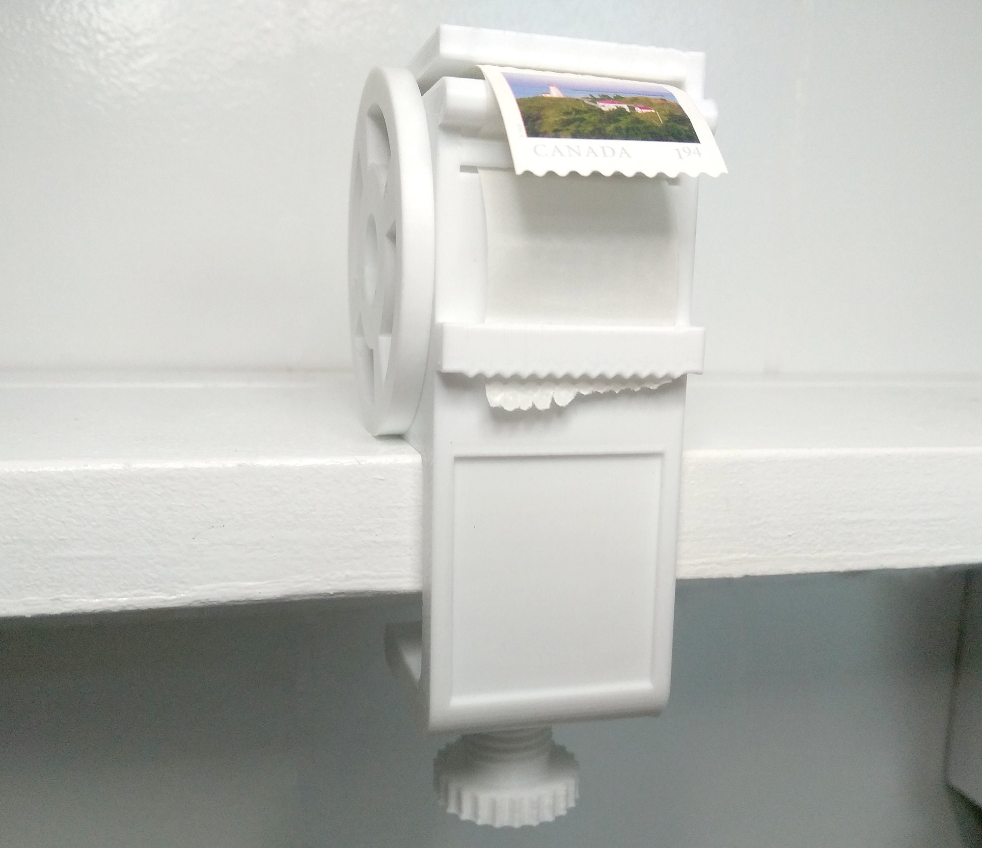 Postage Stamp Dispenser, Hold 50 - 100 Stamp Coil, Table Mount, Canada ...