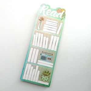 Bookmark Book Tracker, Double Sided, 56 Books to Fill All Together ...