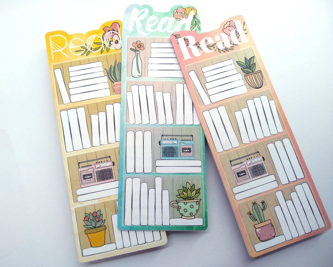 Bookmark Book Tracker, Double Sided, 56 Books to Fill All Together ...