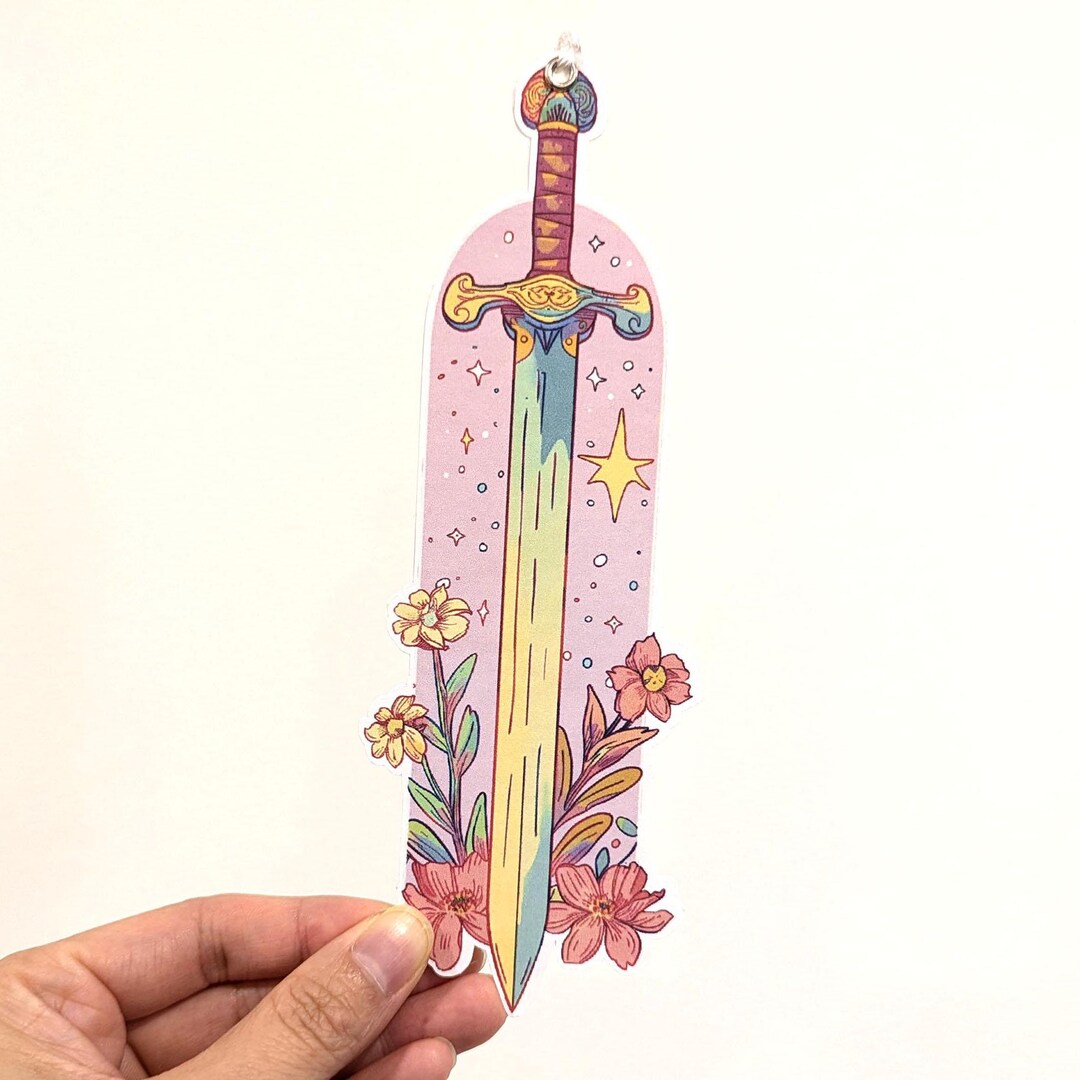 Enchanted Starry Floral Sword, Tassel Included, Thick High Quality ...