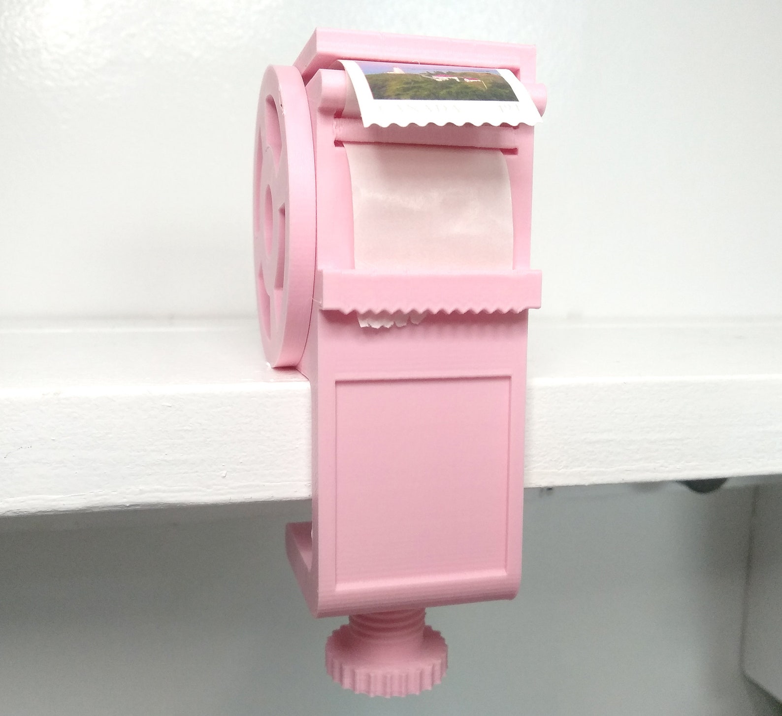 Postage Stamp Dispenser, Hold 50 - 100 Stamp Coil, Table Mount, Canada ...