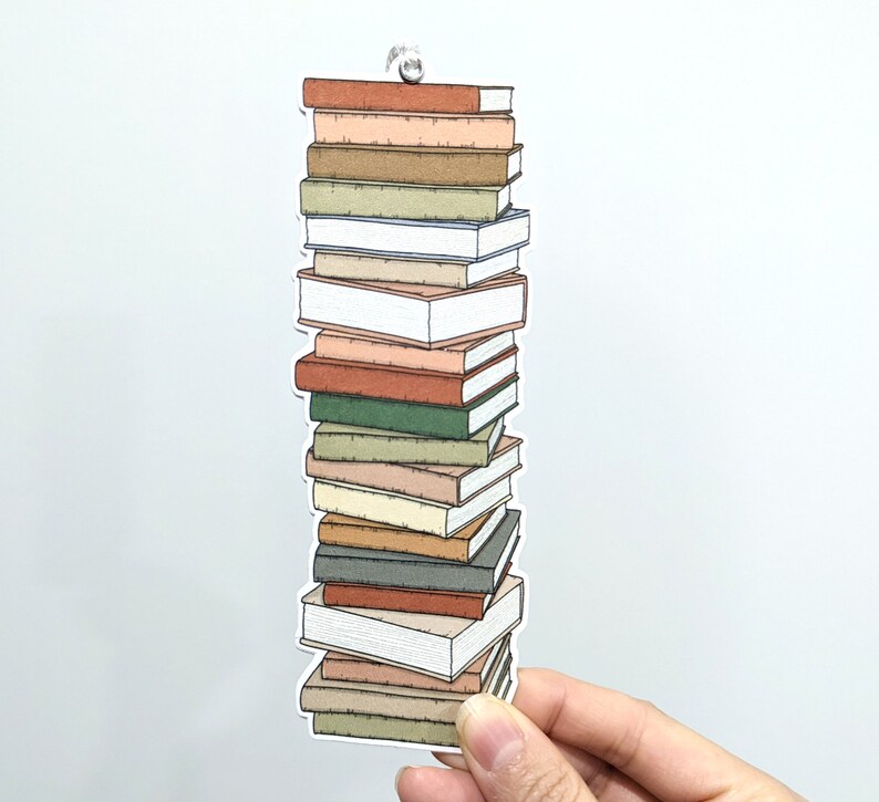 Bookmark Book Tracker Book Stack Double Sided 34 Books to - Etsy